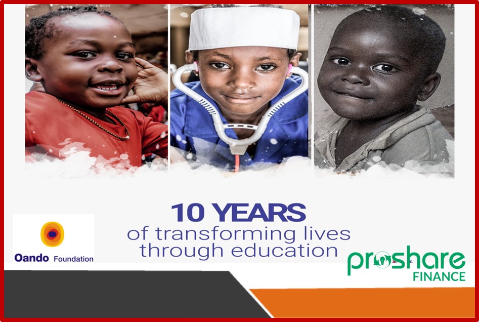 Oando Foundation Commemorates 10 Years of Bridging the Gap in Basic ...